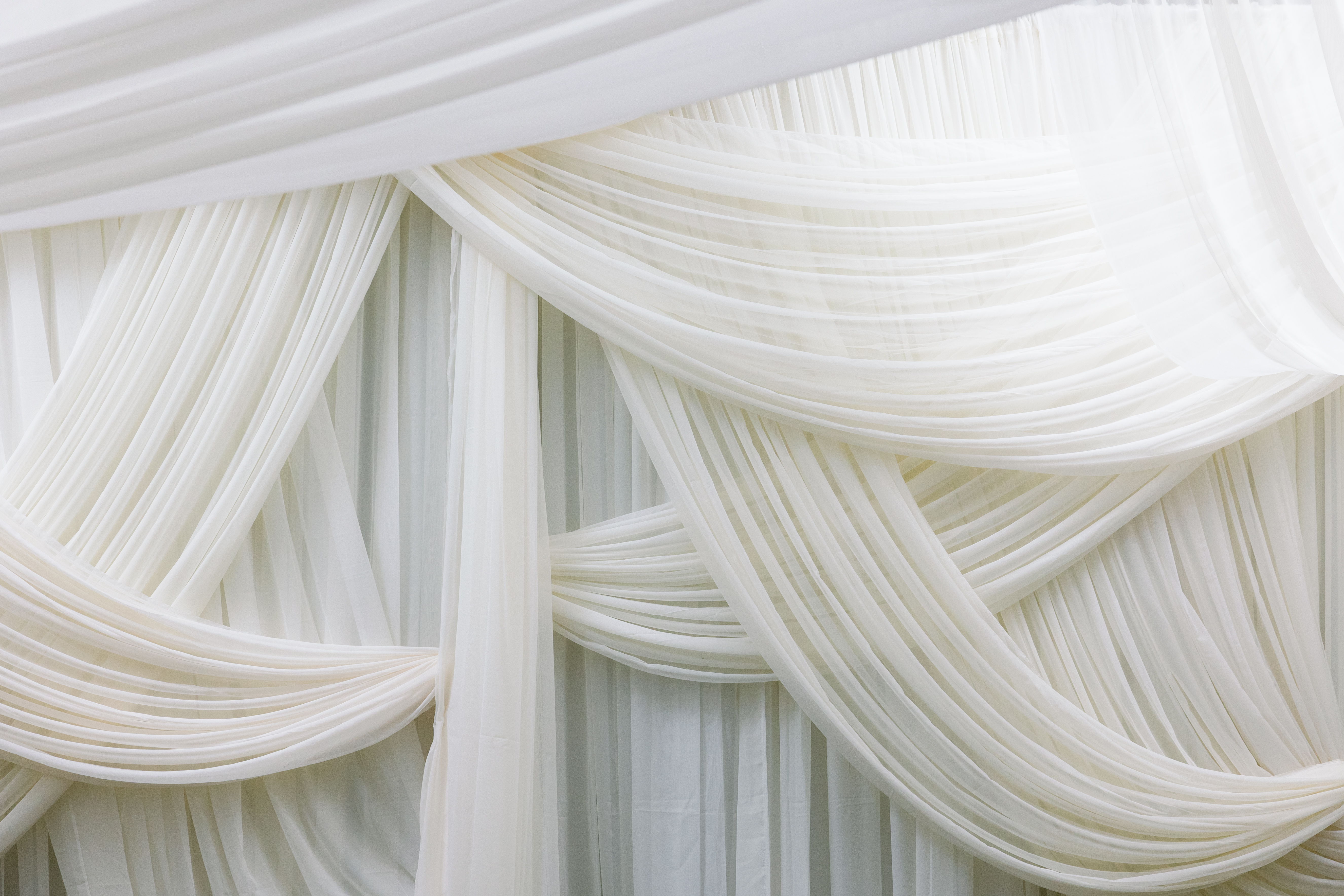 Dramatic Draping and a Dirty Martini Tower Fosters Intimate, Elegant ...