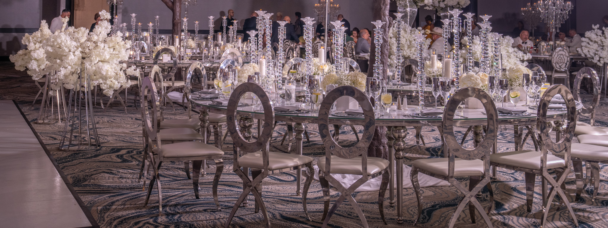The Silver Renaissance Inspires Regal, Glitzy Wedding Design ...