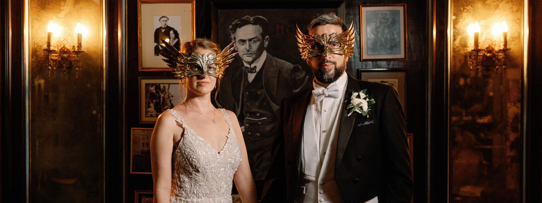 A Garden Party Masquerade Wedding at the Houdini Estate | California ...