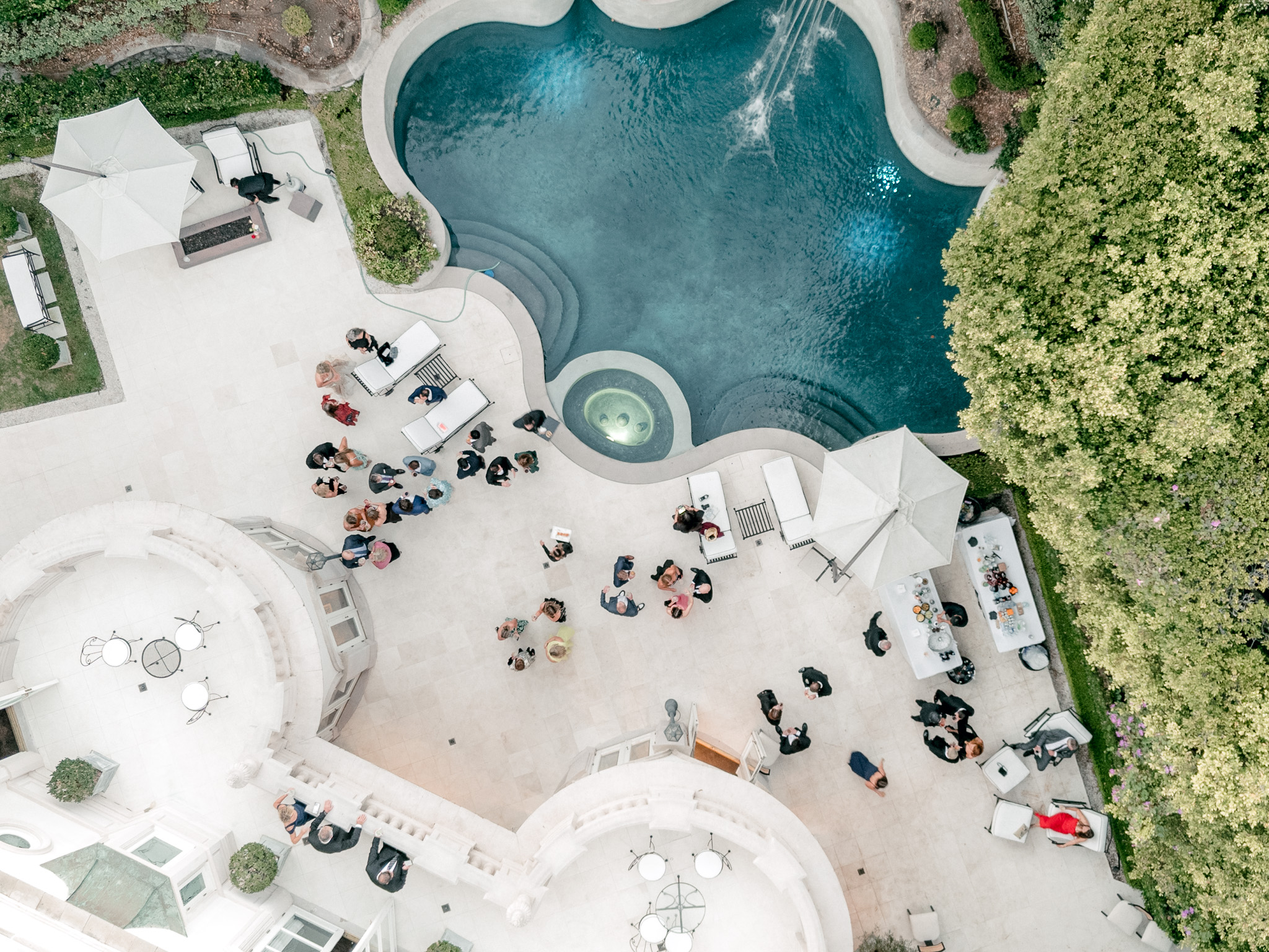 An Opulent Dinner Party Wedding at Chateau de Laurel | California ...