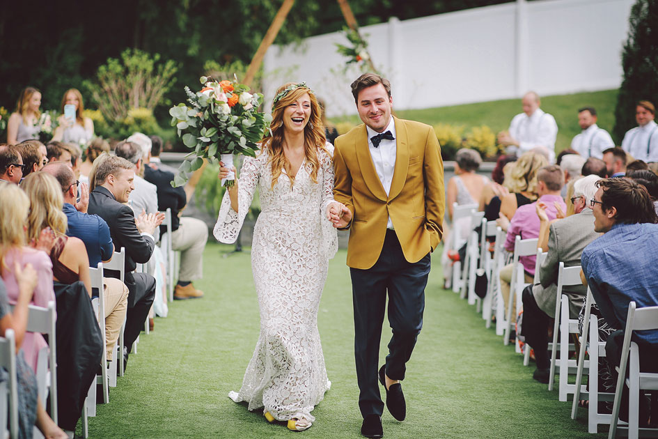Bride and Corgi Wear Matching Wreaths at Hutton House Wedding ...