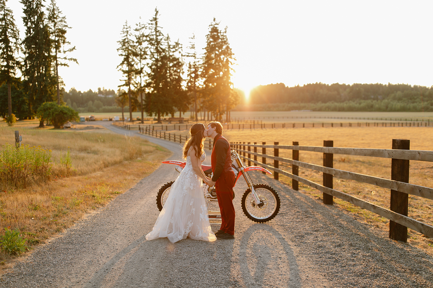 Motocross Couple Celebrates Their Wedding Day & Love Of Dirt Bikes ...